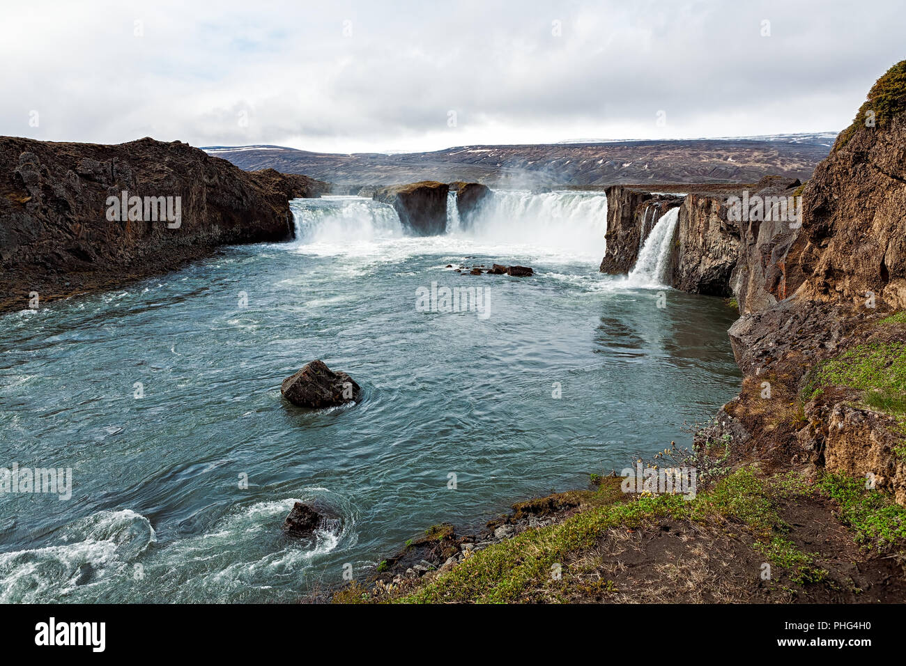 Akureyri waterfall hi-res stock photography and images - Alamy