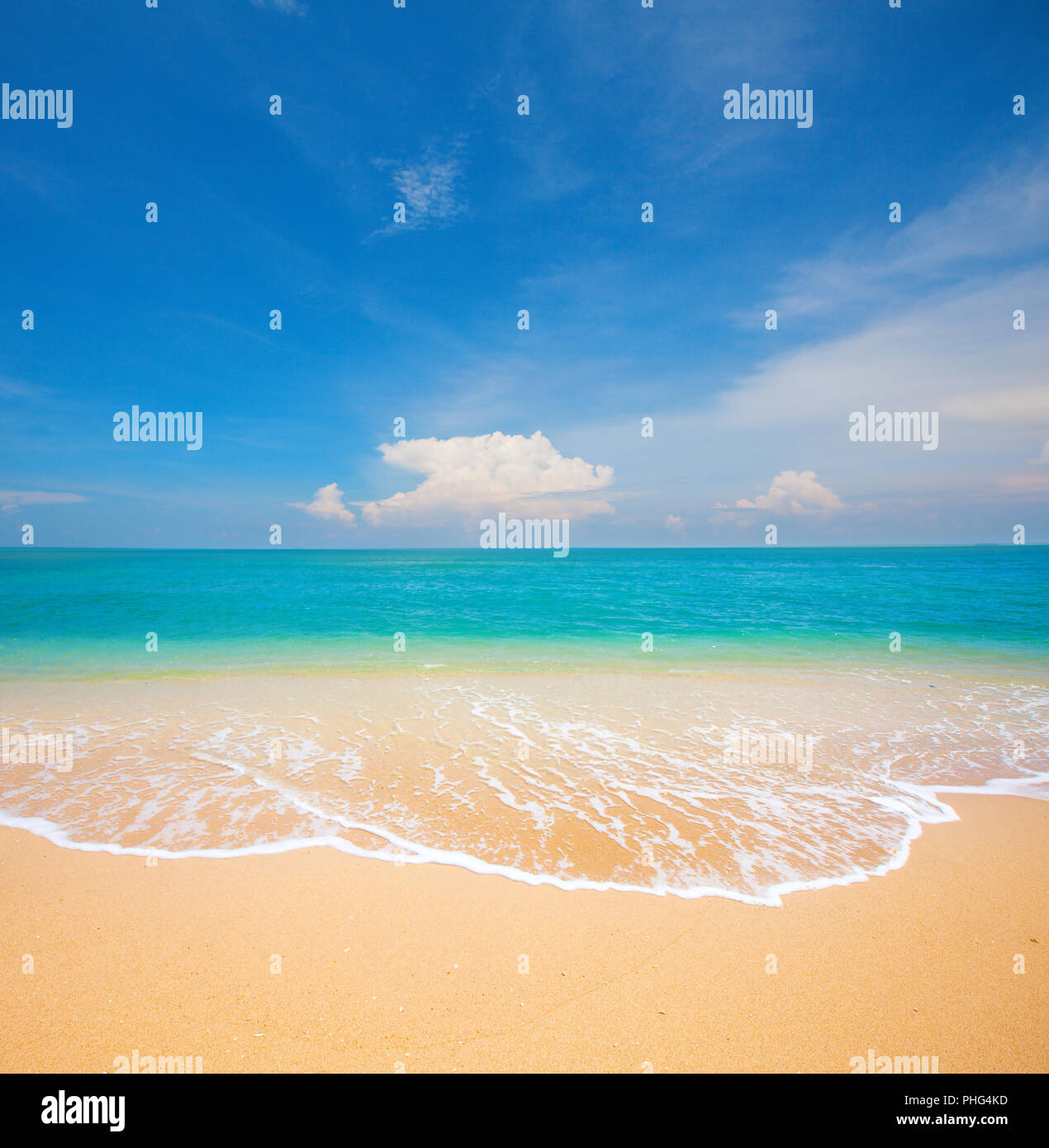 beach and beautiful tropical sea Stock Photo - Alamy