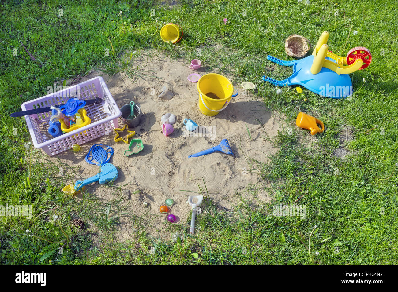 Summer children's playground Stock Photo - Alamy