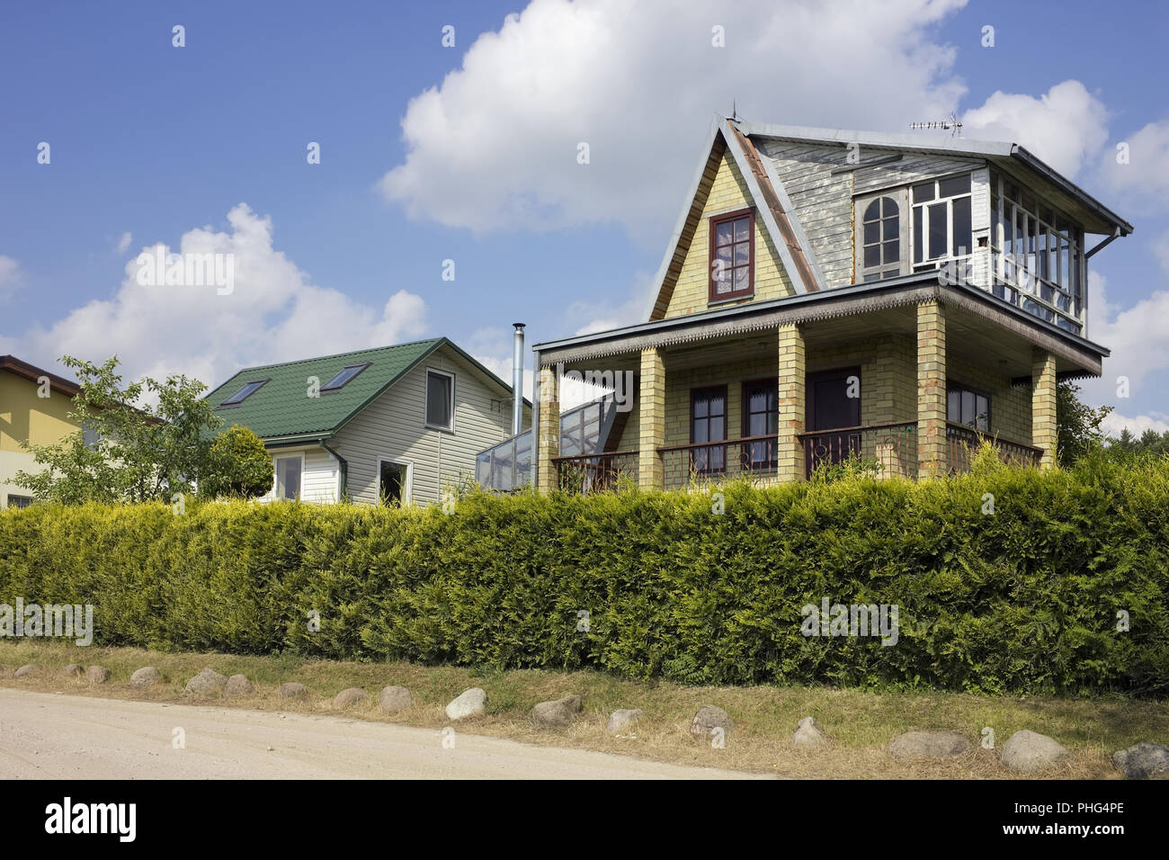 Poor village landscape Stock Photo - Alamy