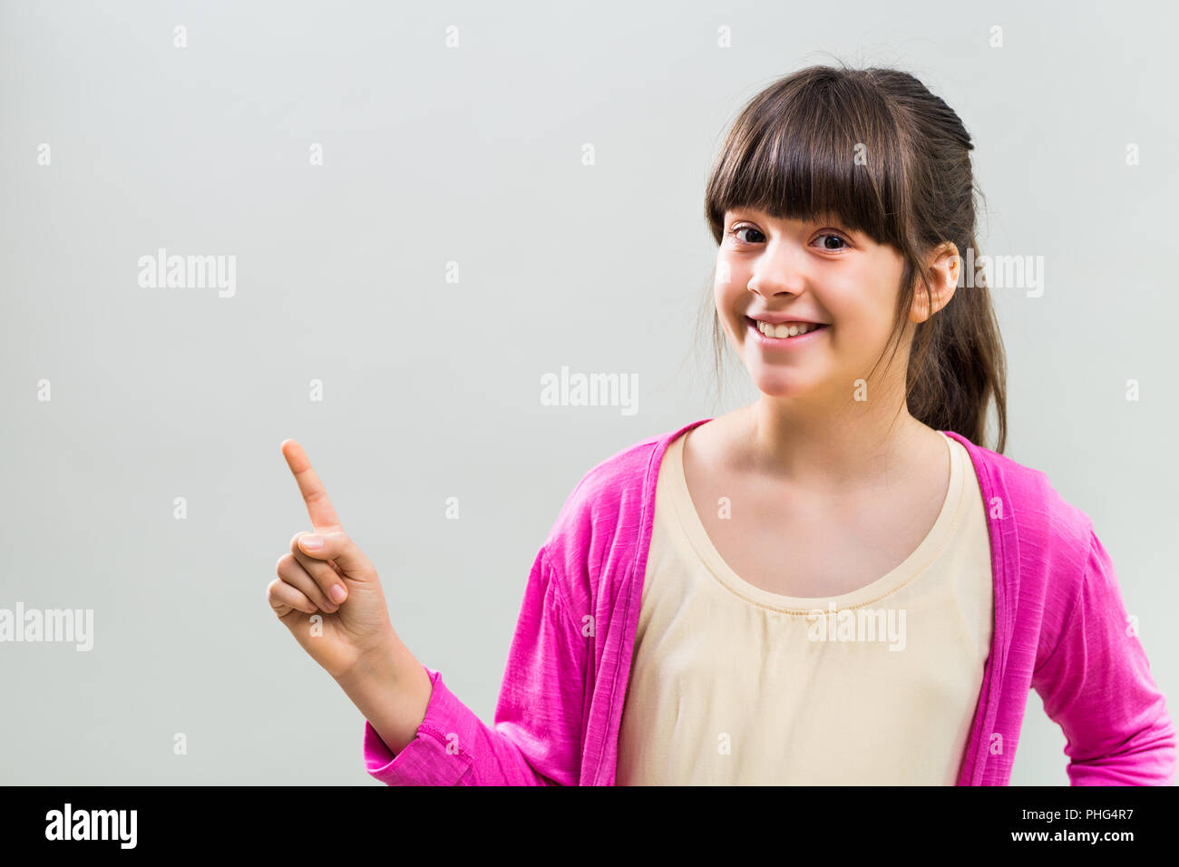 Girl presentation hi-res stock photography and images - Alamy