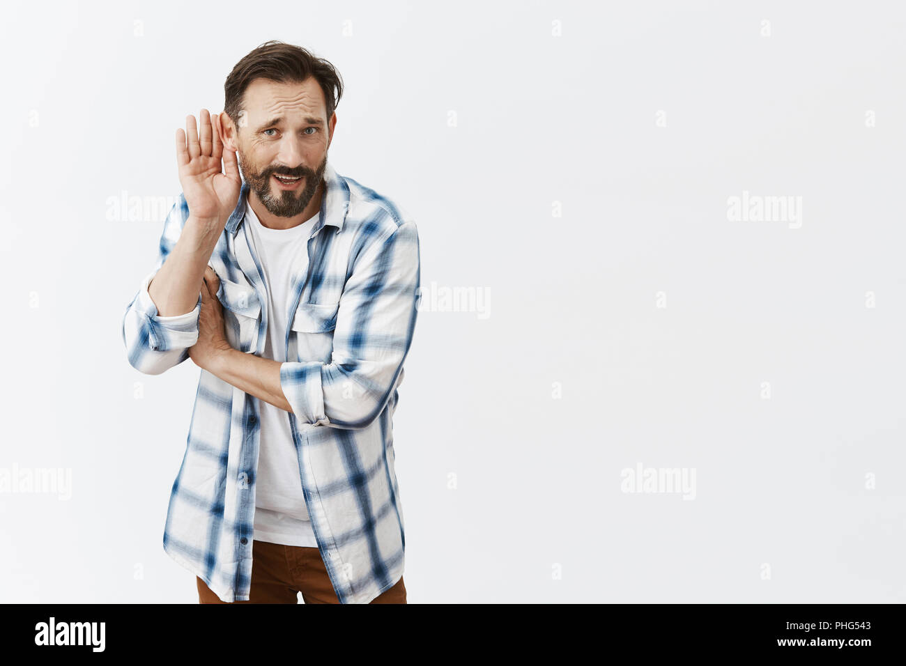 Holding hands over ears hi-res stock photography and images - Alamy