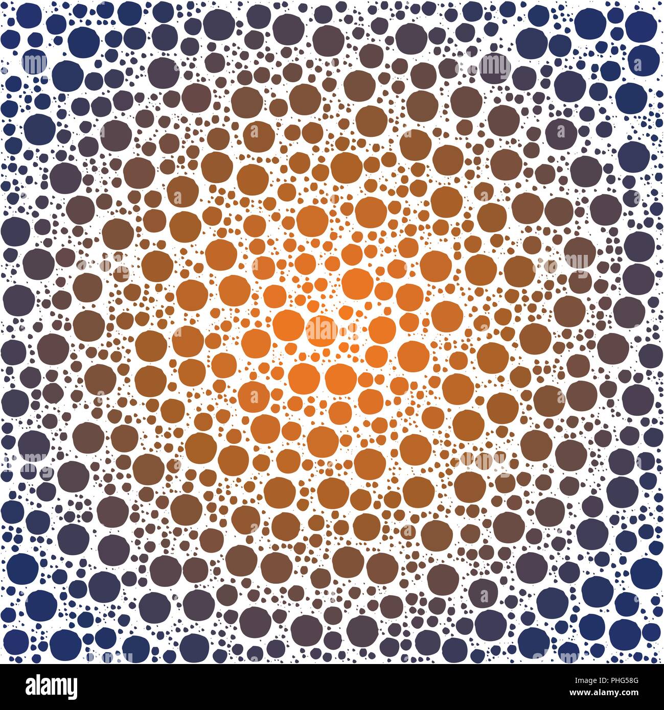 Blue round shapes bubbles Stock Vector Images - Alamy