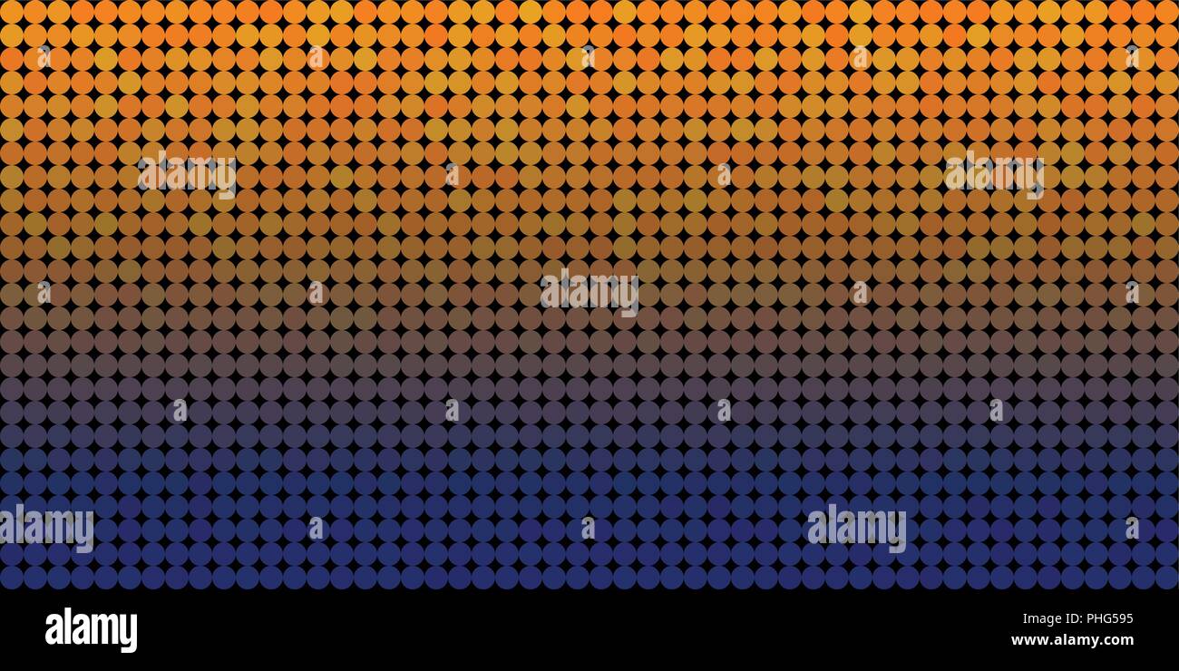 Vector background made of a blue orange gradient and and lined up ...