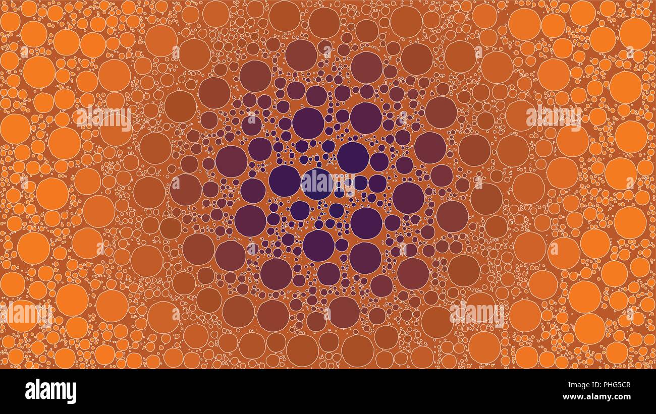 Vector background made of a purple center and orange edges gradient and ...