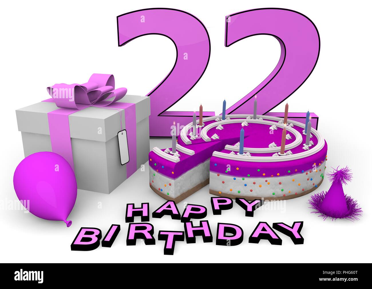 Twenty second birthday hi-res stock photography and images - Alamy