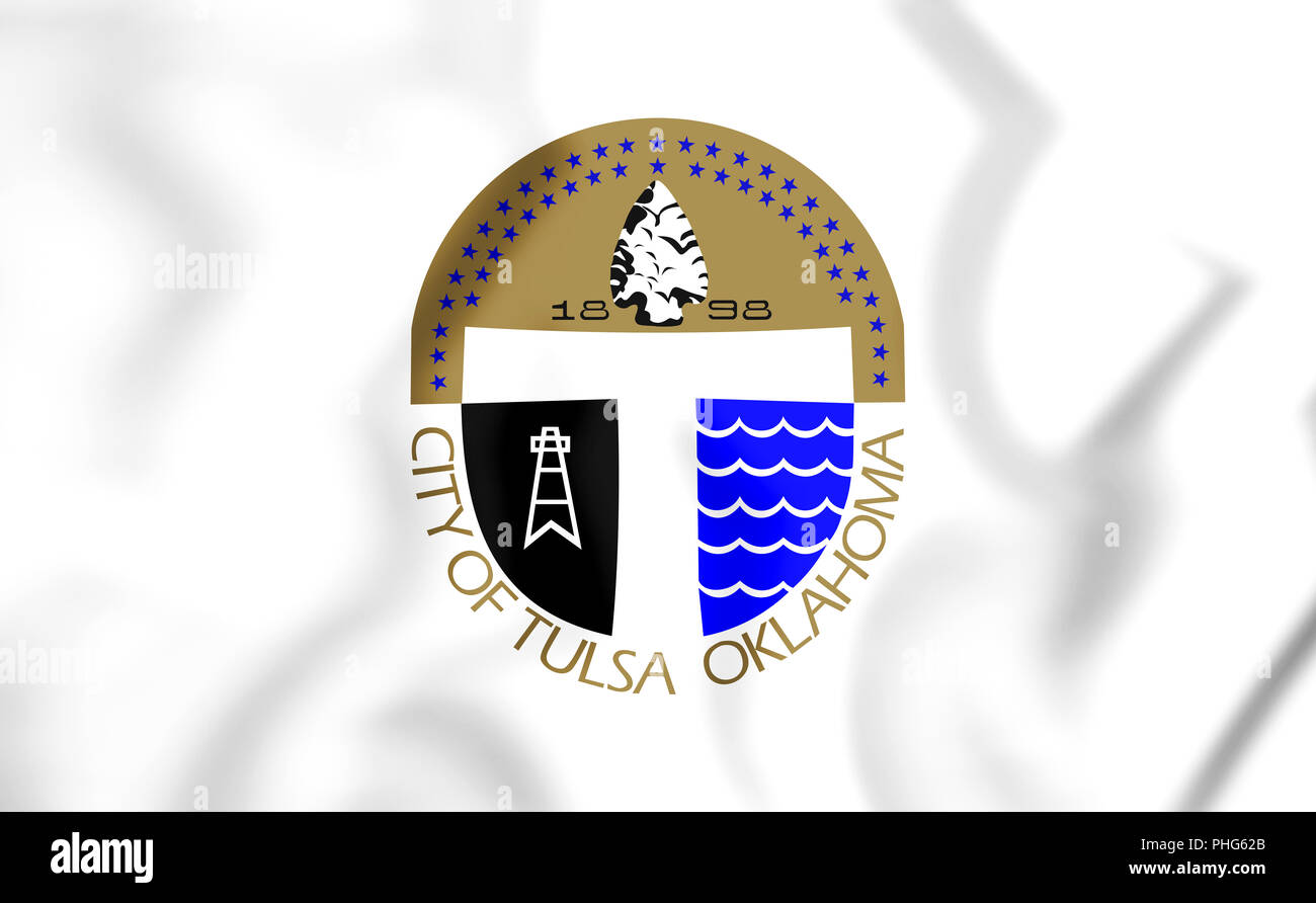 Flag of tulsa hi-res stock photography and images - Alamy