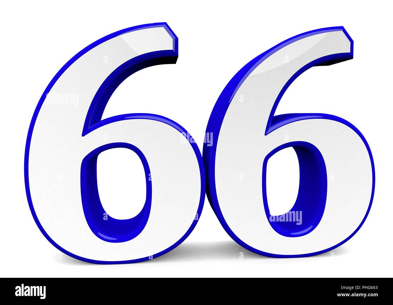 big blue number Stock Photo - Alamy