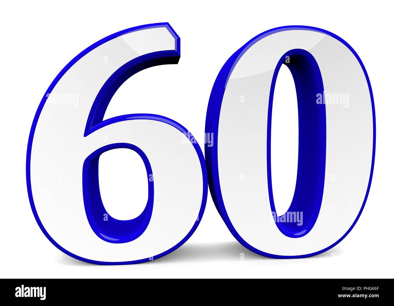 big blue number Stock Photo - Alamy