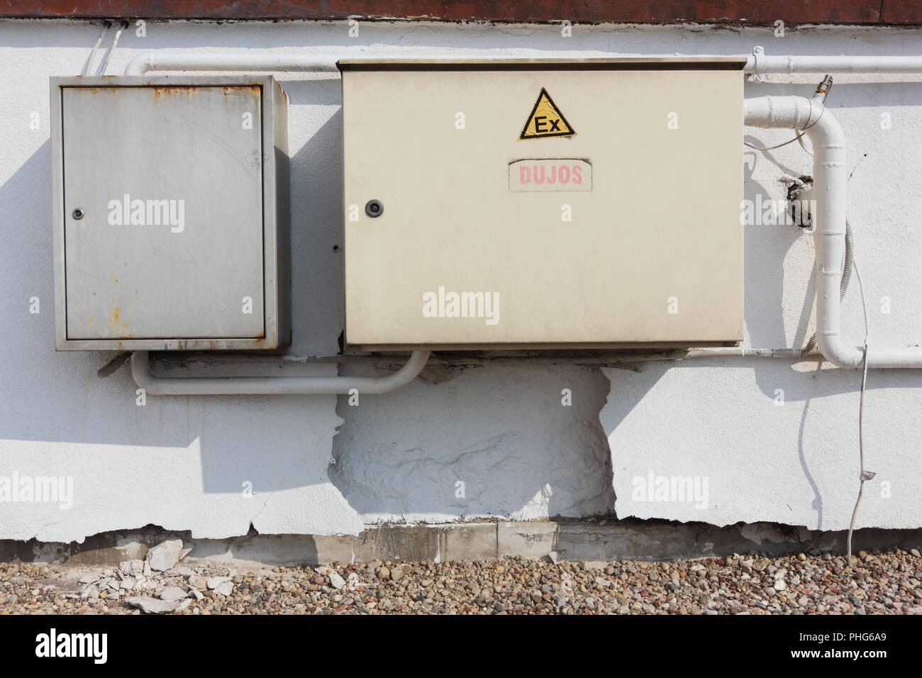 Devices of control of the account and consumption of gas Stock Photo ...