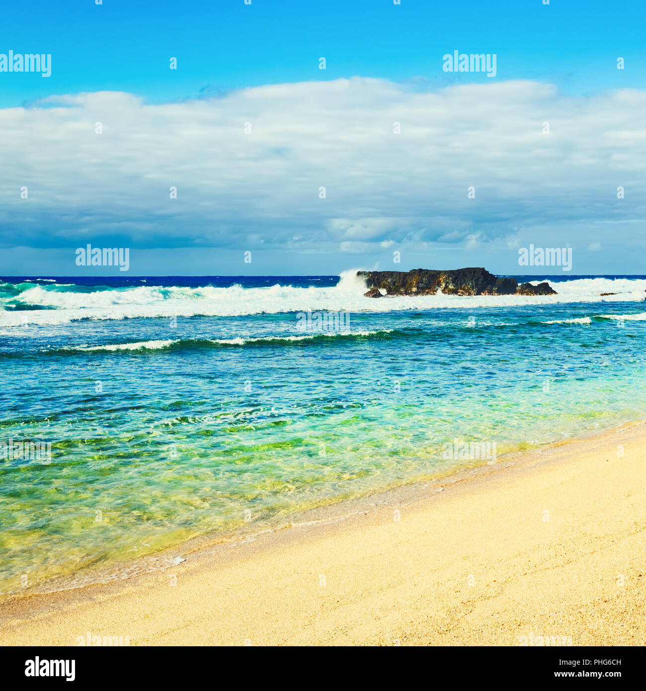 Beautiful Gris-Gris beach Stock Photo - Alamy