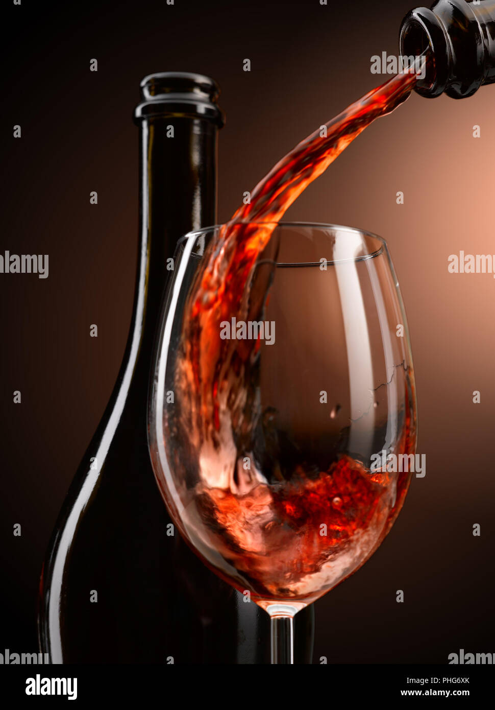 the wine poured in all its forms Stock Photo - Alamy