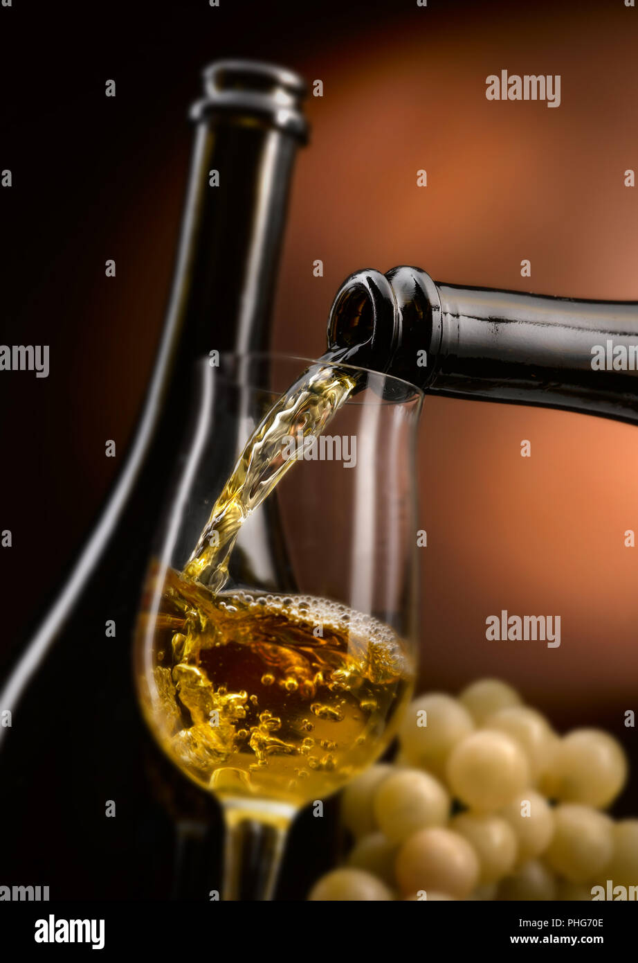 the wine poured in all its forms Stock Photo - Alamy