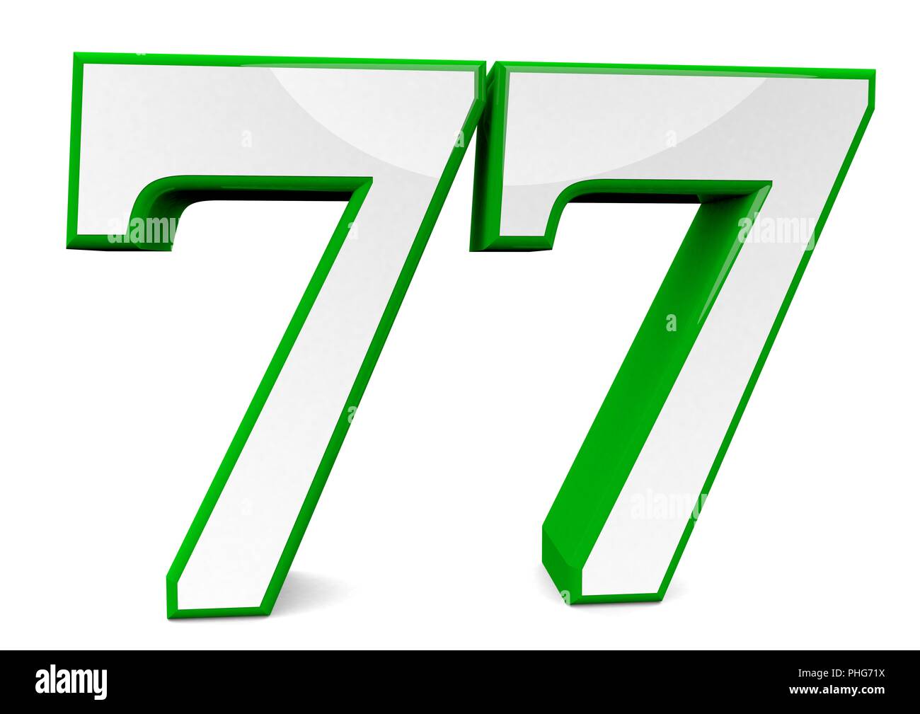 Number 77 candle hi-res stock photography and images - Alamy