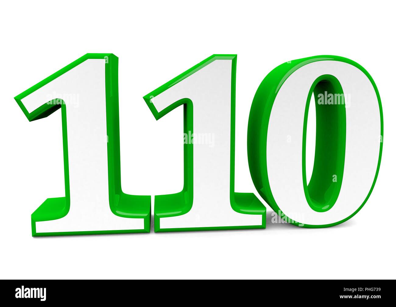 Number in green Stock Photo - Alamy
