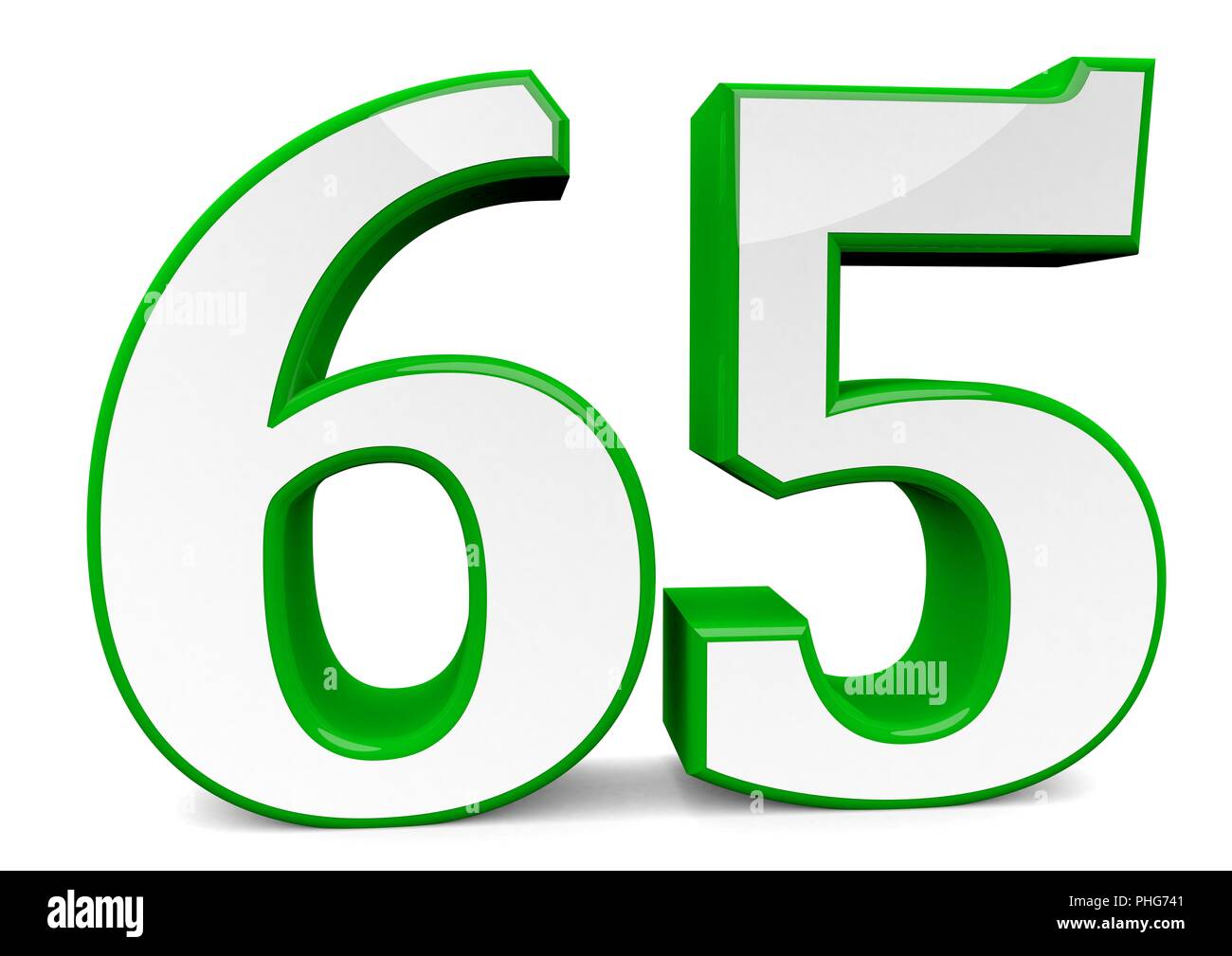 Number in green Stock Photo - Alamy