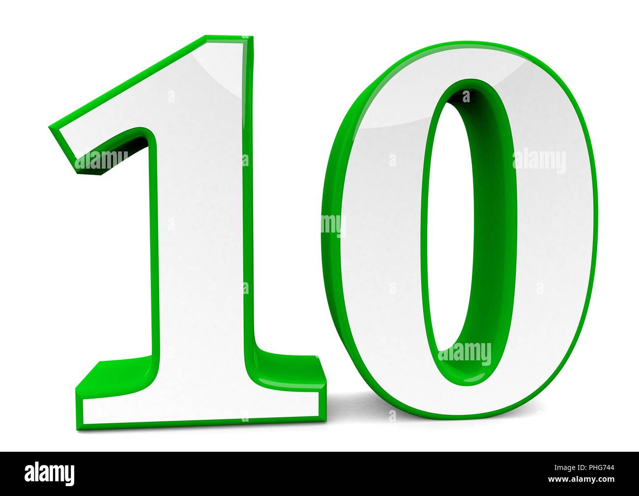 Number ten 10 in Cut Out Stock Images & Pictures - Alamy