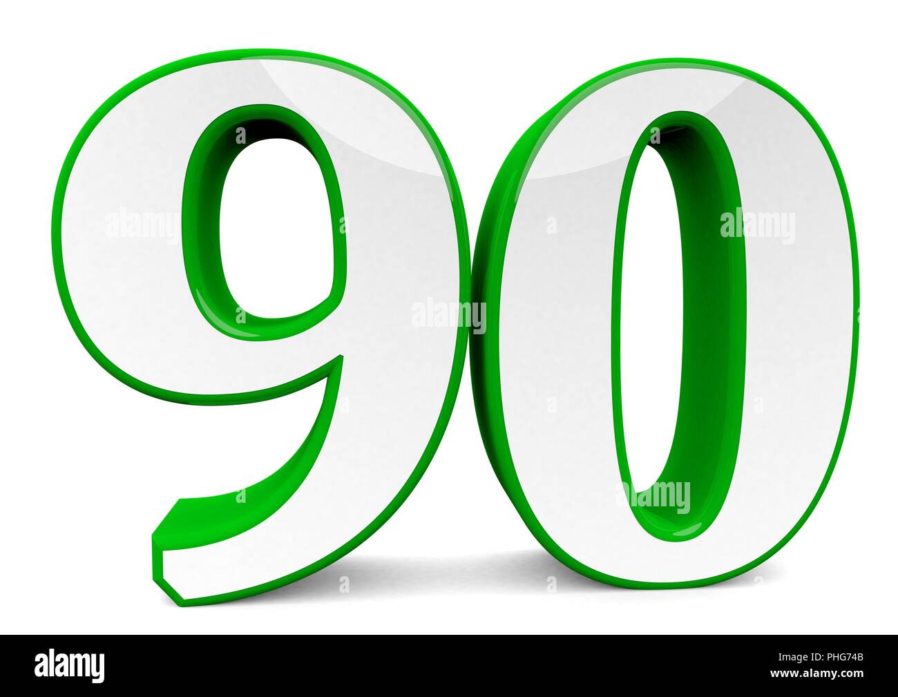 Number 90 ninety in hi-res stock photography and images - Alamy