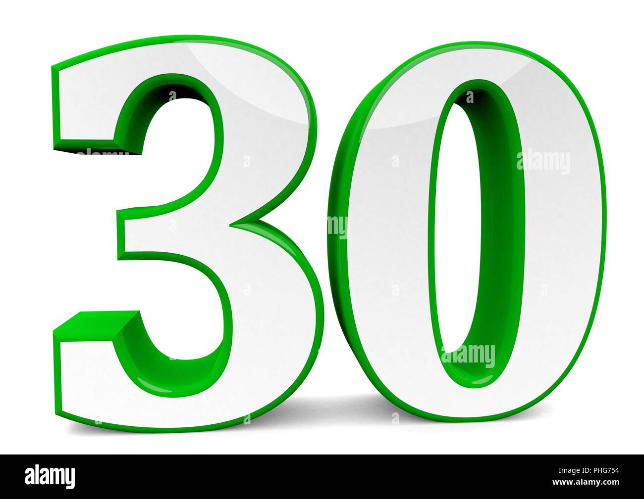 Number in green Stock Photo - Alamy