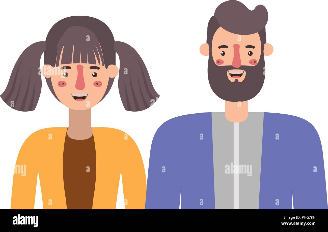 couple avatar characters icons Stock Vector Image & Art - Alamy