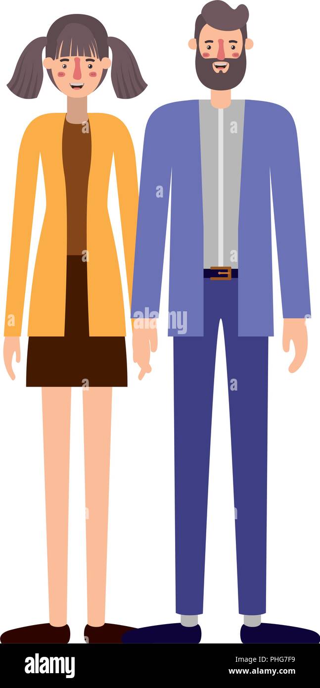couple avatar characters icons Stock Vector Image & Art - Alamy