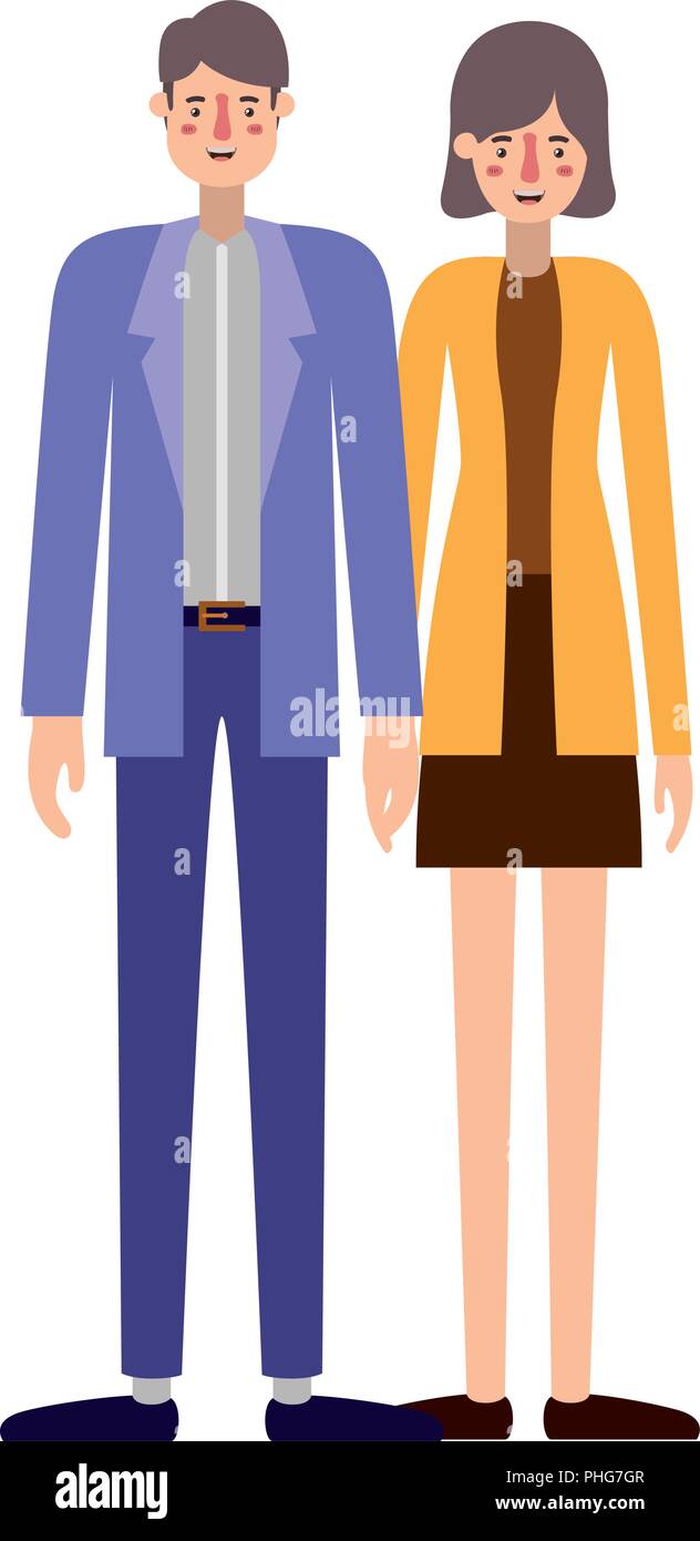 couple avatar characters icons Stock Vector Image & Art - Alamy