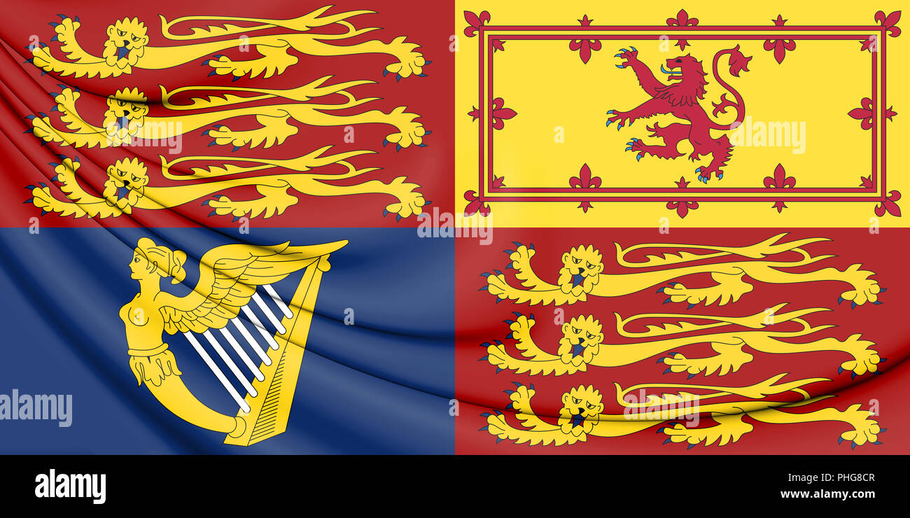 British royal standard flag britain royal hi-res stock photography and ...