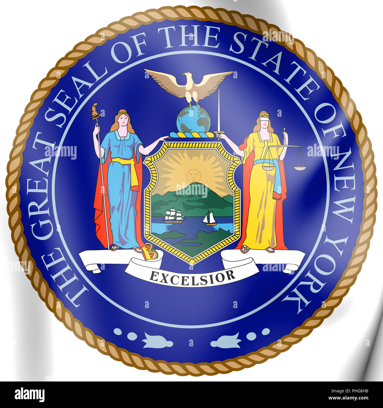 New york state seal hi-res stock photography and images - Alamy