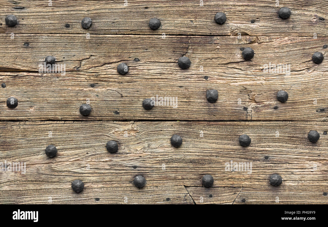 Old door nails hi-res stock photography and images - Alamy