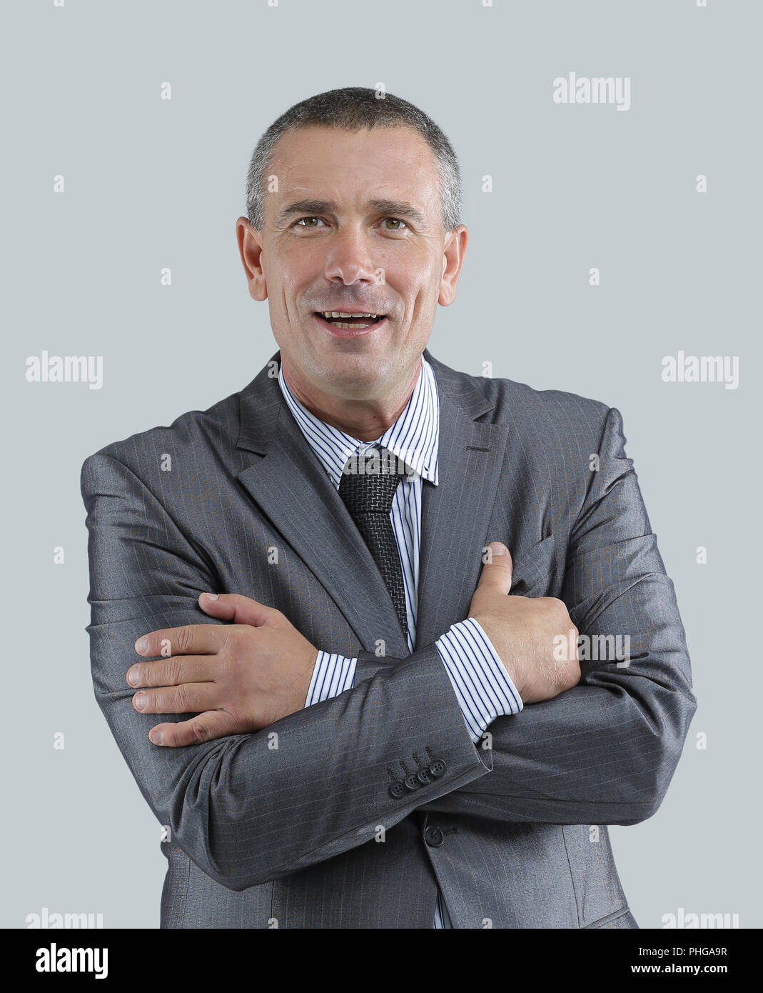 face of a successful businessman Stock Photo - Alamy