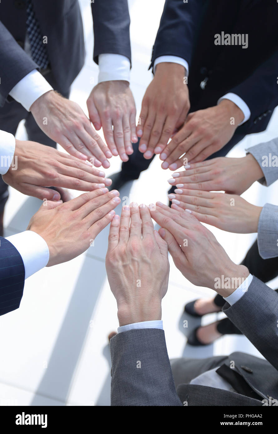 business people giving each other their hands Stock Photo - Alamy