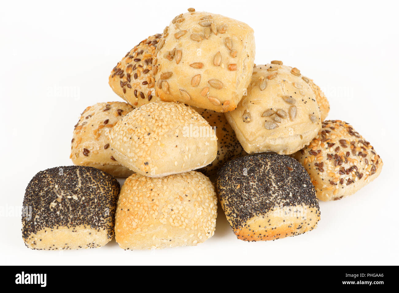 different mini rolls Stock Photo - Alamy