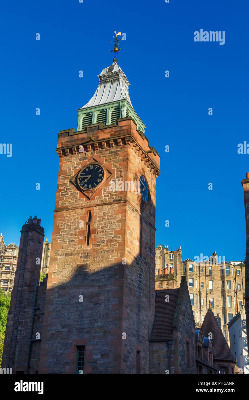 Well Court, Dean Village, Edinburgh, Scotland, UK Stock Photo - Alamy