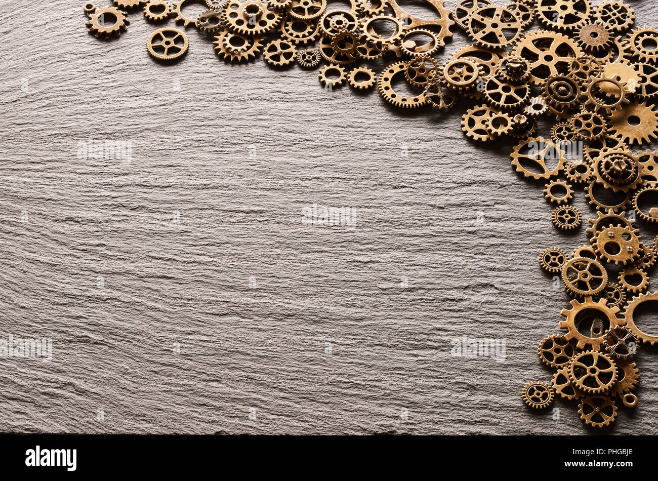 Various metal cogwheels and gear wheels Stock Photo - Alamy