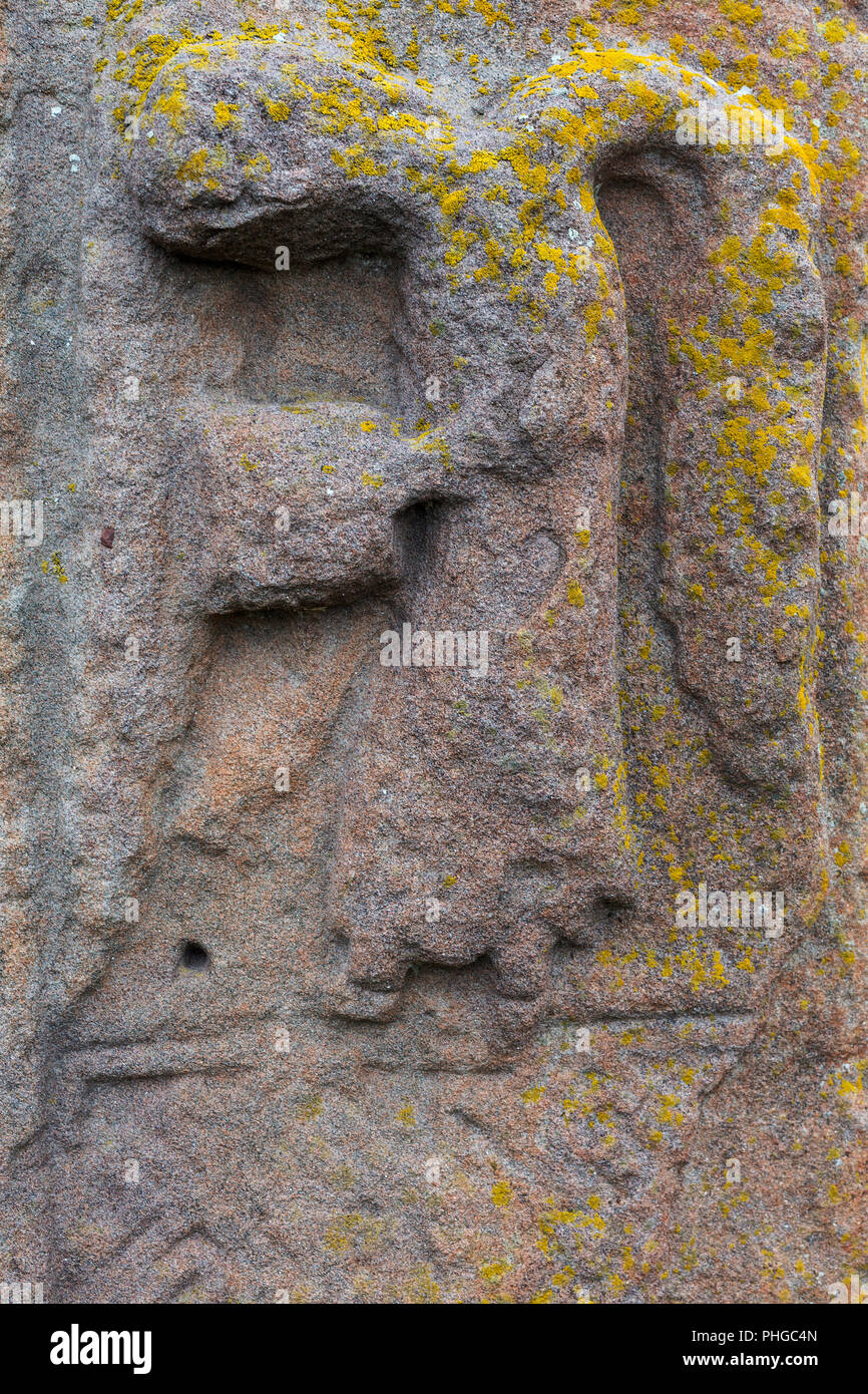Aberlemno sculptured stone, Angus, Scotland, UK Stock Photo - Alamy