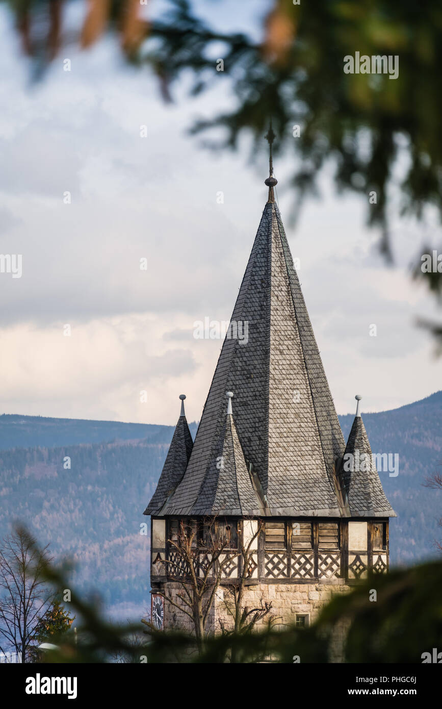 Triangular church roof hi-res stock photography and images - Alamy