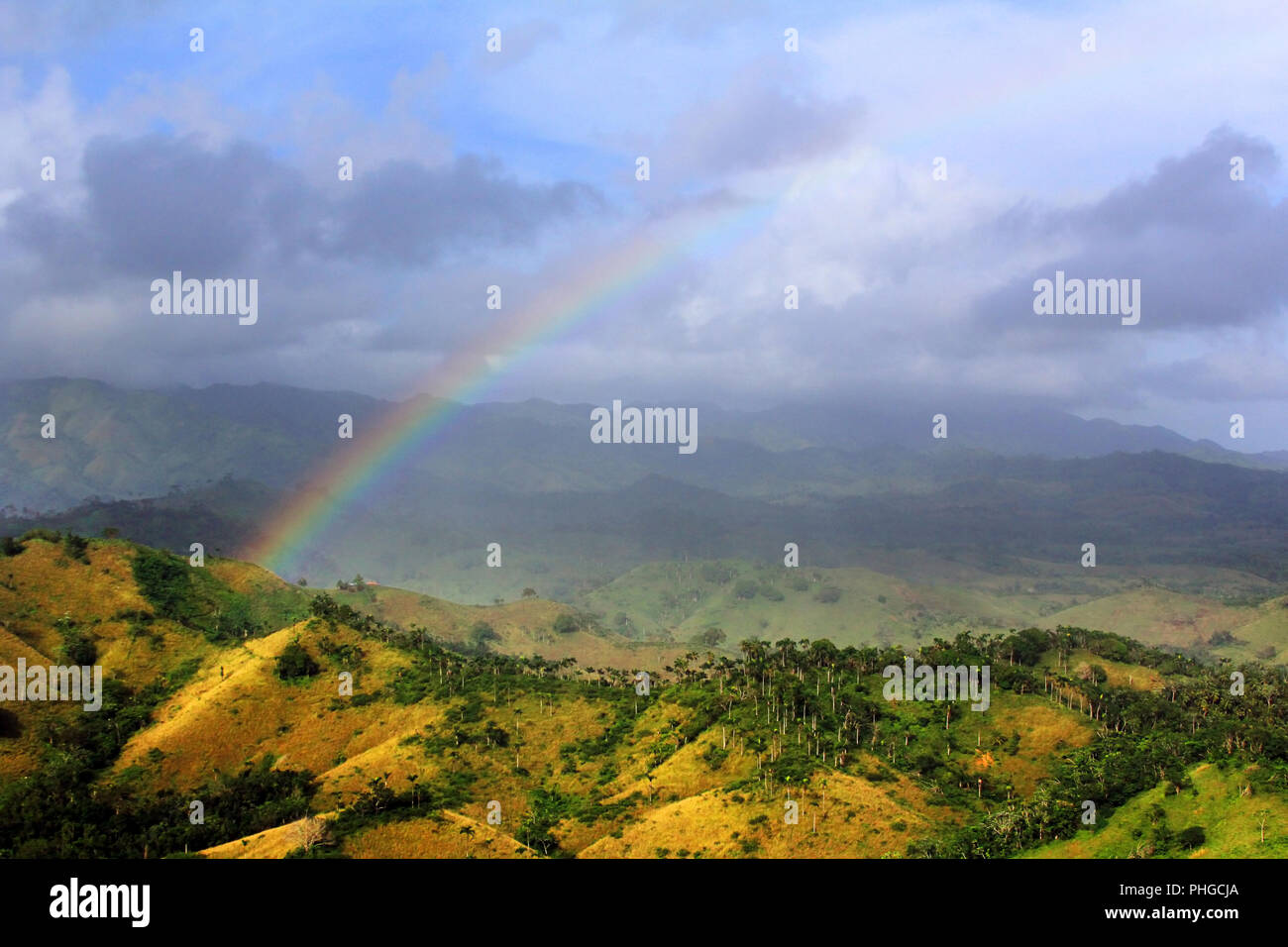 Aerial view of Cordilleras Stock Photo - Alamy