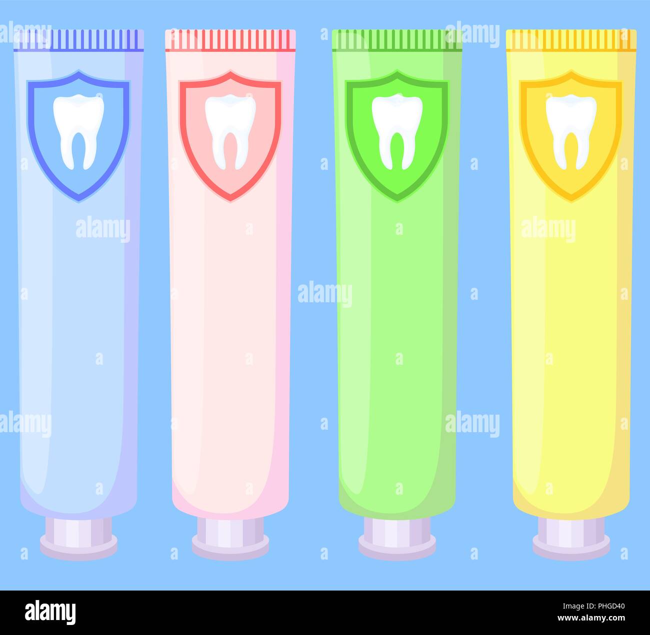 Toothpaste gel Stock Vector Images - Alamy