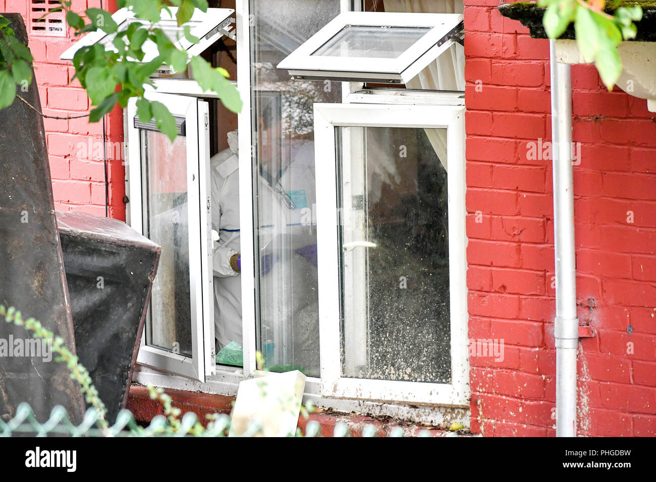 Forensic officers inside hi-res stock photography and images - Alamy