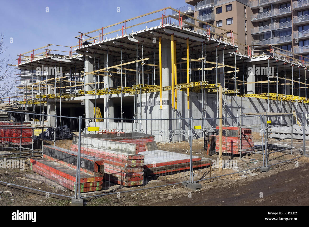 Sunny construction day Stock Photo - Alamy