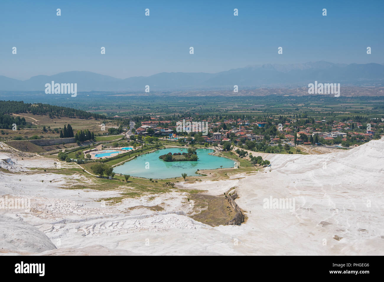 Famous Turkish Pammukale Stock Photo - Alamy