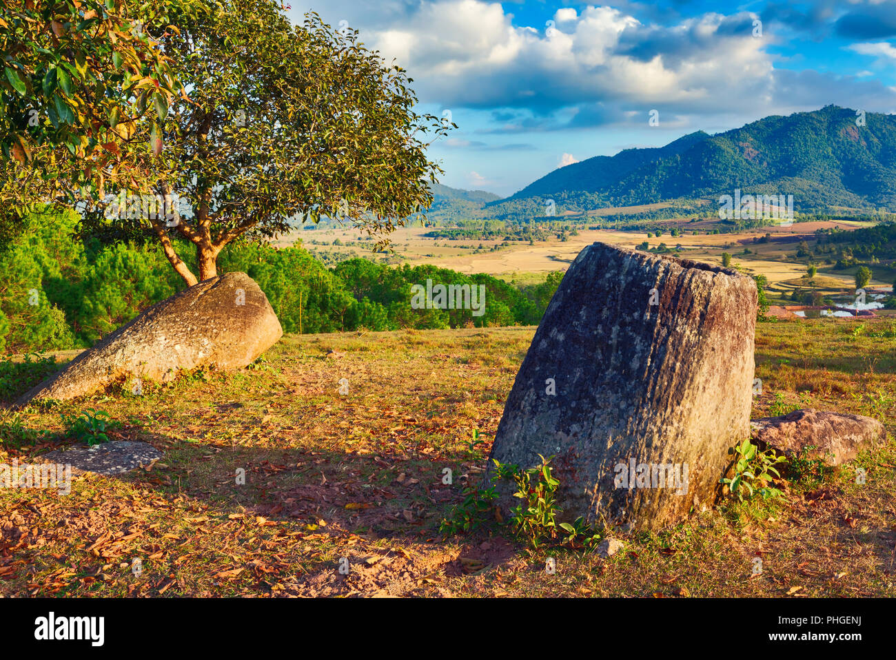 Megalithic stone jars hi-res stock photography and images - Alamy