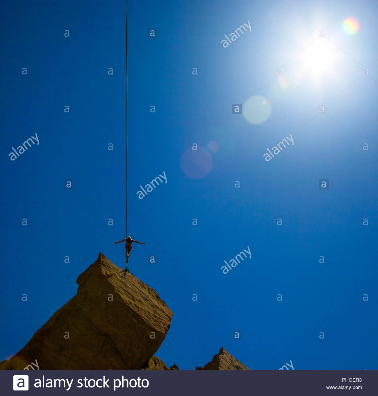 Walking The Tightrope High Resolution Stock Photography and Images - Alamy