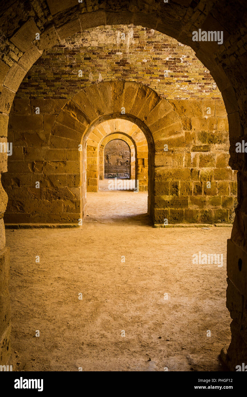 Archs in perspective Stock Photo - Alamy
