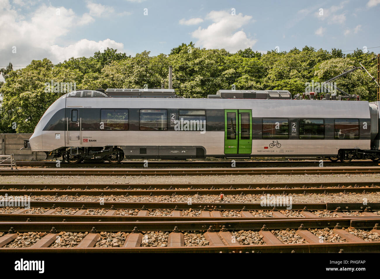 Commissioning of Commuter-trains for Deutsche Bahn Stock Photo - Alamy