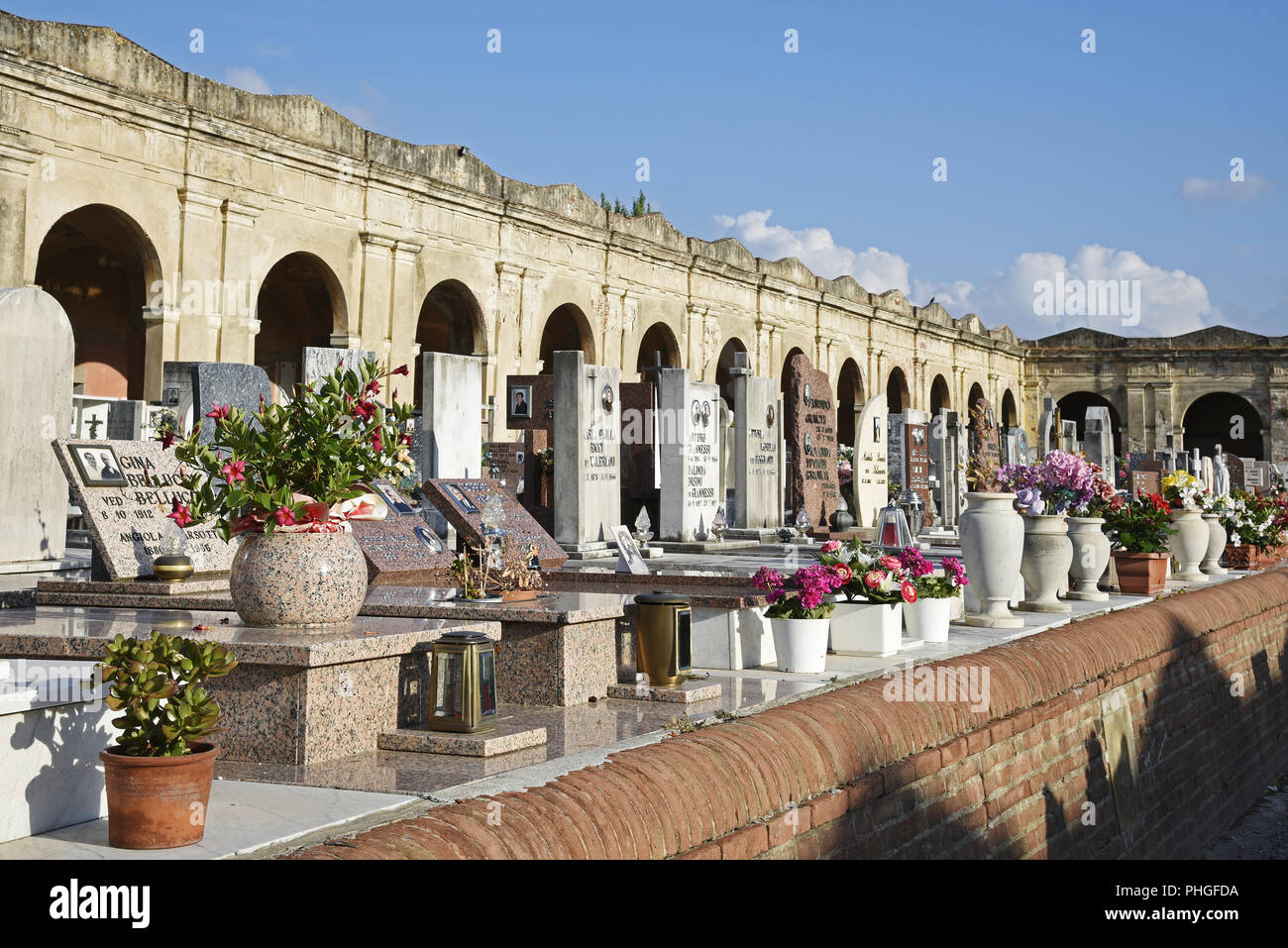 cemetery, Cascina, Tuscany, Italy, Europe Stock Photo - Alamy