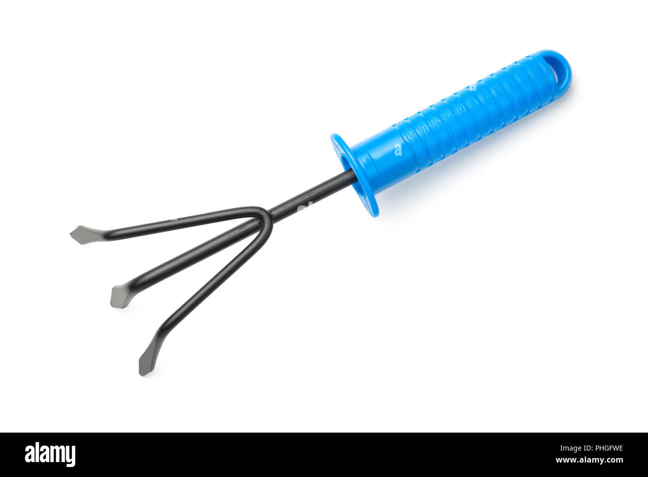 Garden Rake Isolated on White Background Stock Photo - Alamy