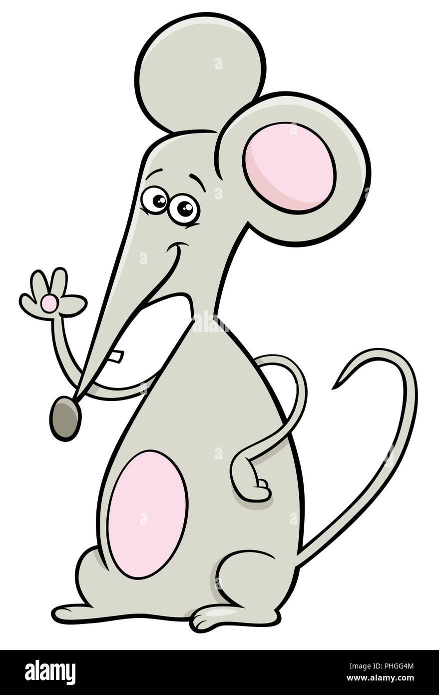 funny mouse comic cartoon character Stock Photo - Alamy