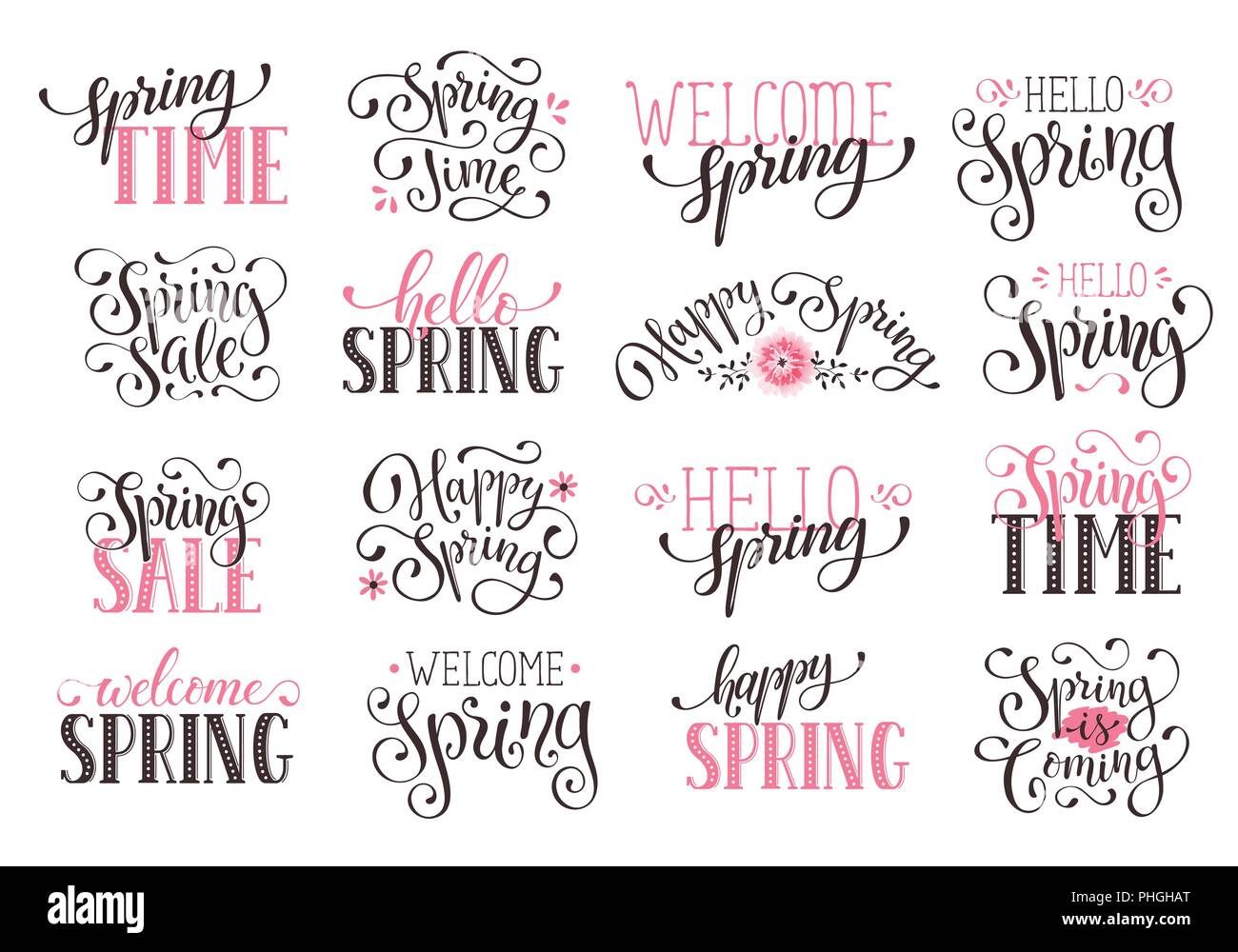 Word writing hello spring! hi-res stock photography and images - Alamy