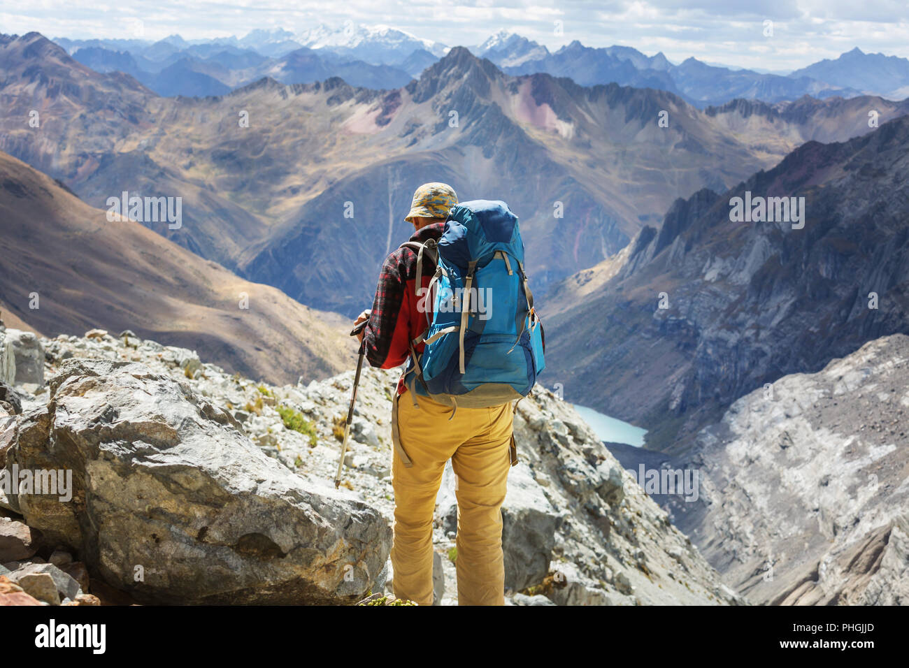 Hike in Peru Stock Photo - Alamy